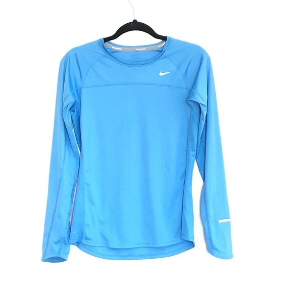 Nike | Tops | Nike Running Blue Top | Poshmark